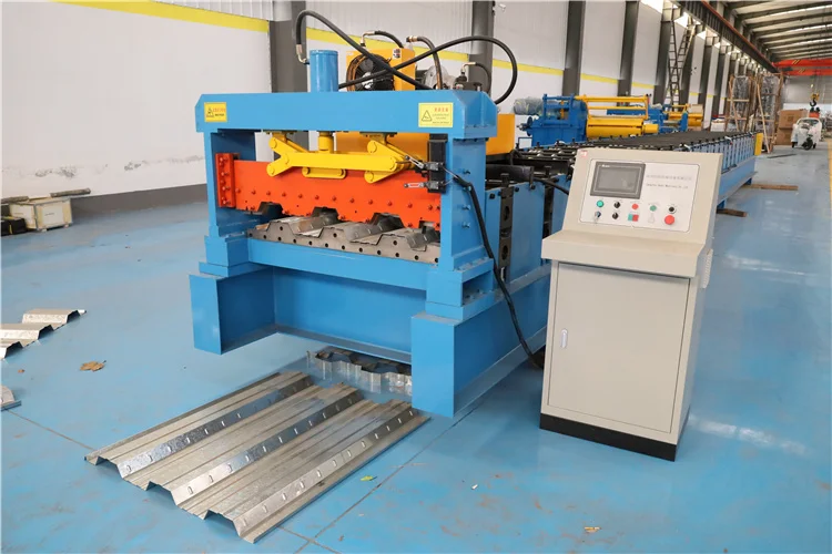 Automatic Steel Metal Building Decking Roll Forming Machine Floor Deck ...