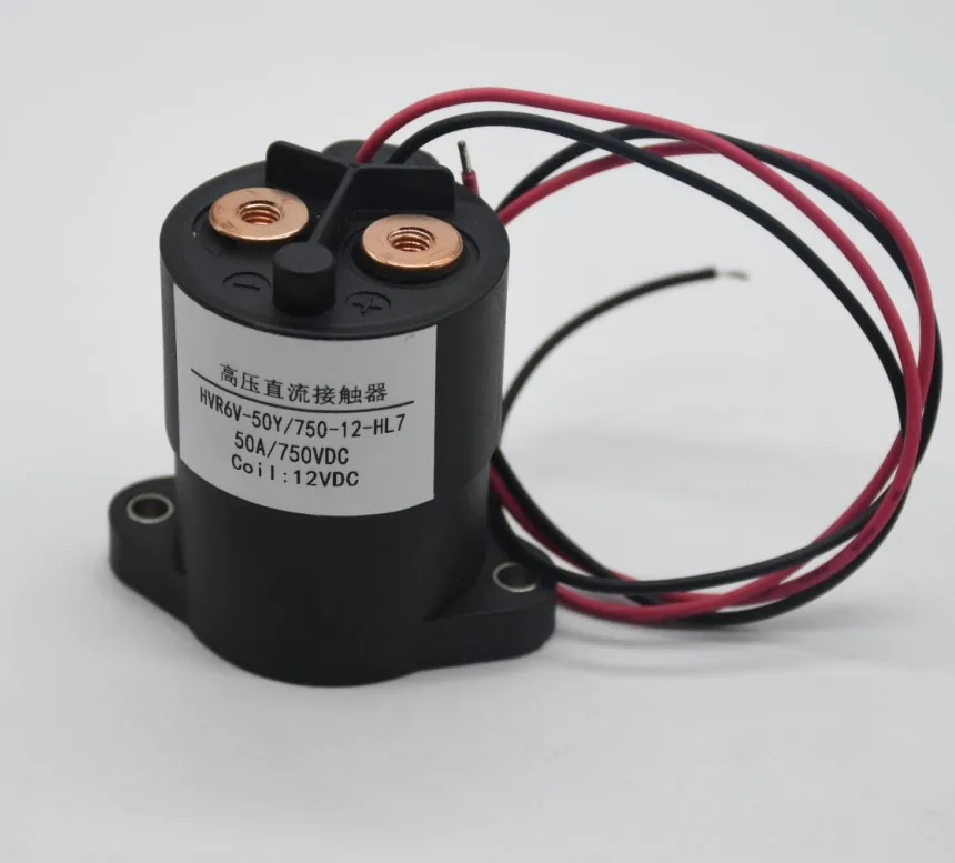 Electrical Equipment 50A Contactor High Voltage Coil 12Vdc Magnetic ...