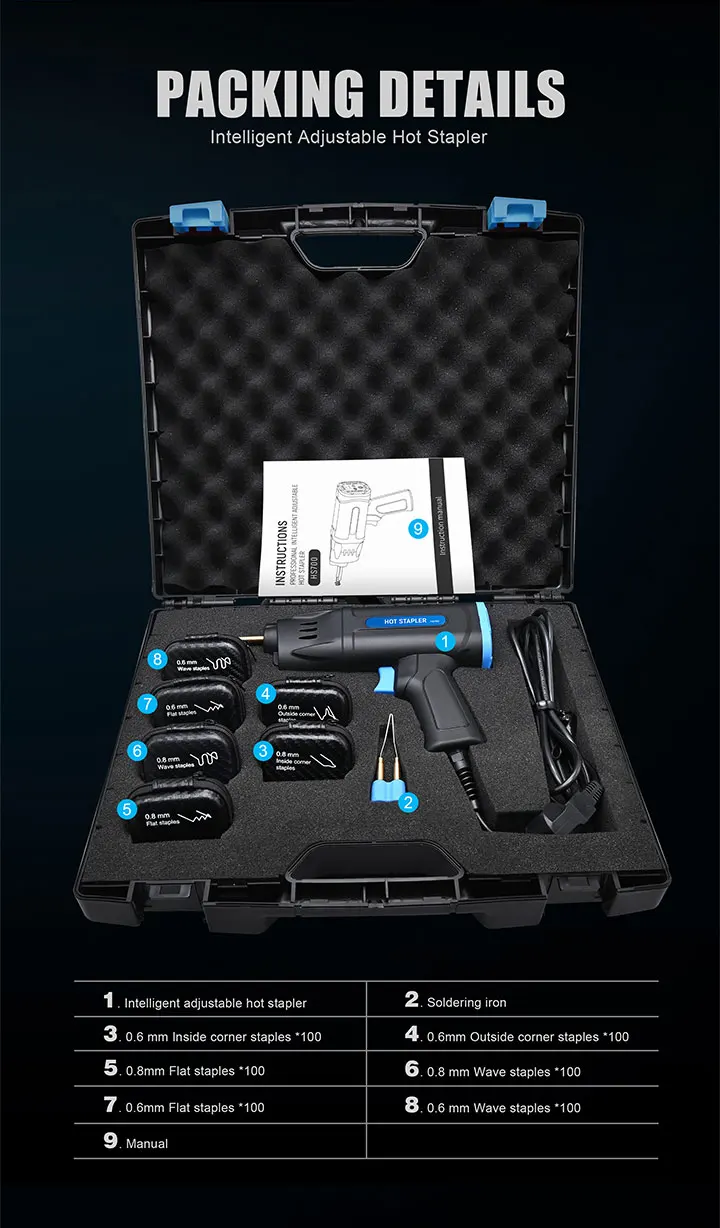 For Plastic Soldering Pistol / Pipe Welding Gun Machine Kit For Sealing ...