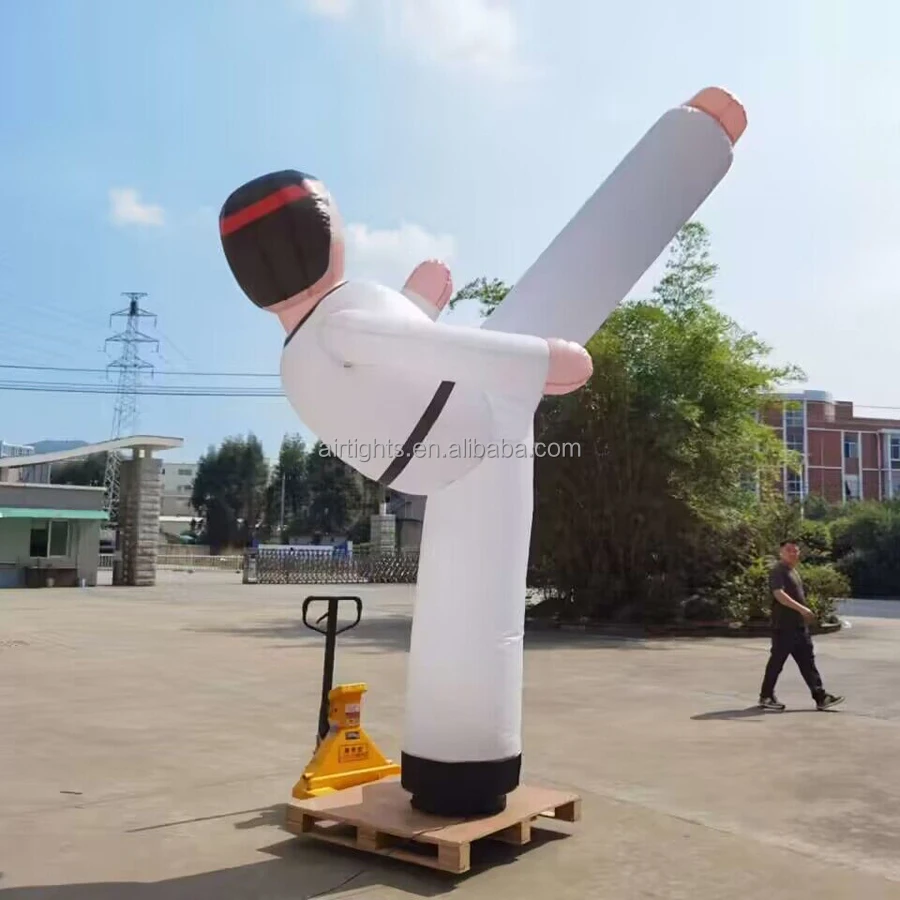Custom Printing Giant Karate Guy Model Oxford Cloth Balloon