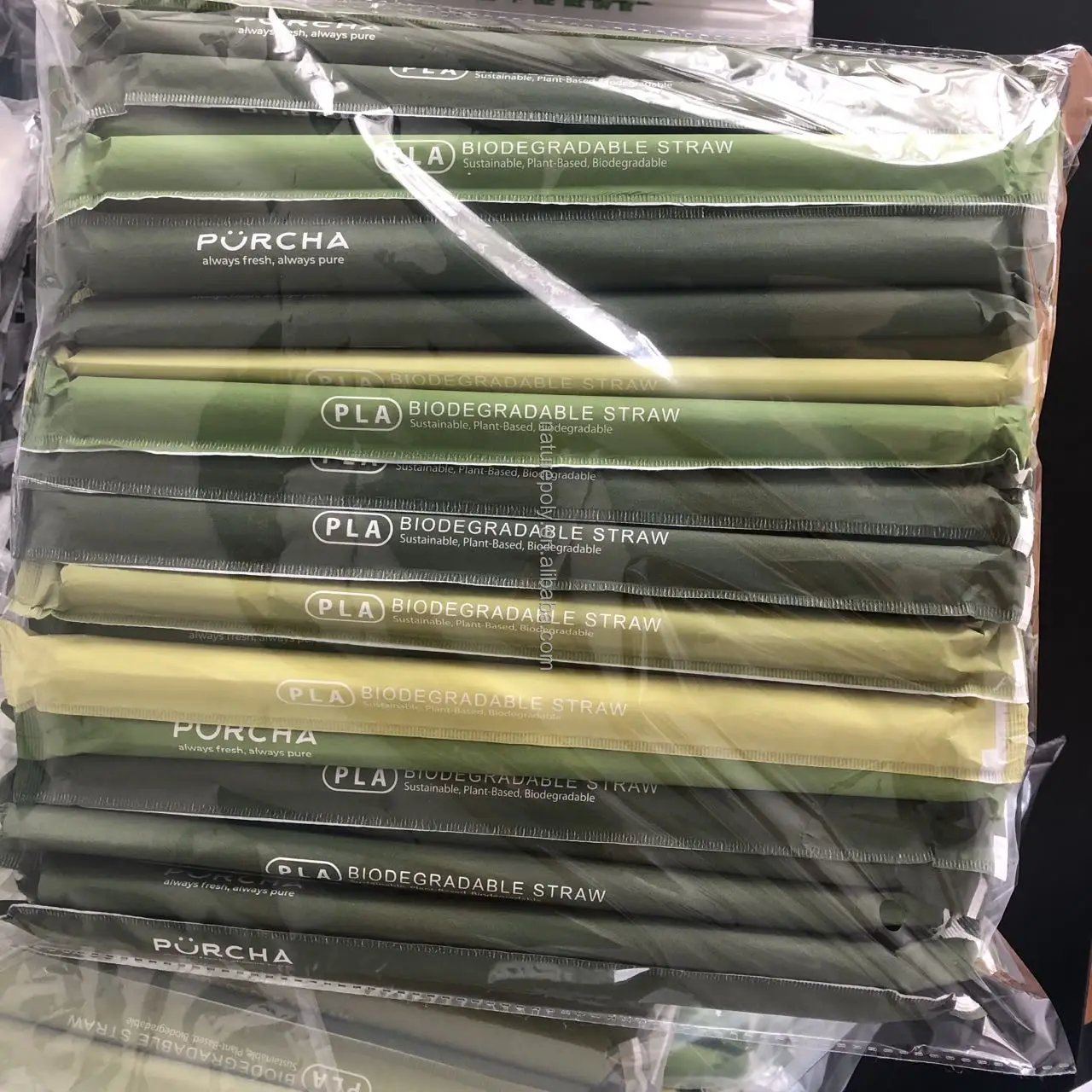Factory Wholesale 8mm 10mm 12mm Custom Compostable Bendy Straws Non ...