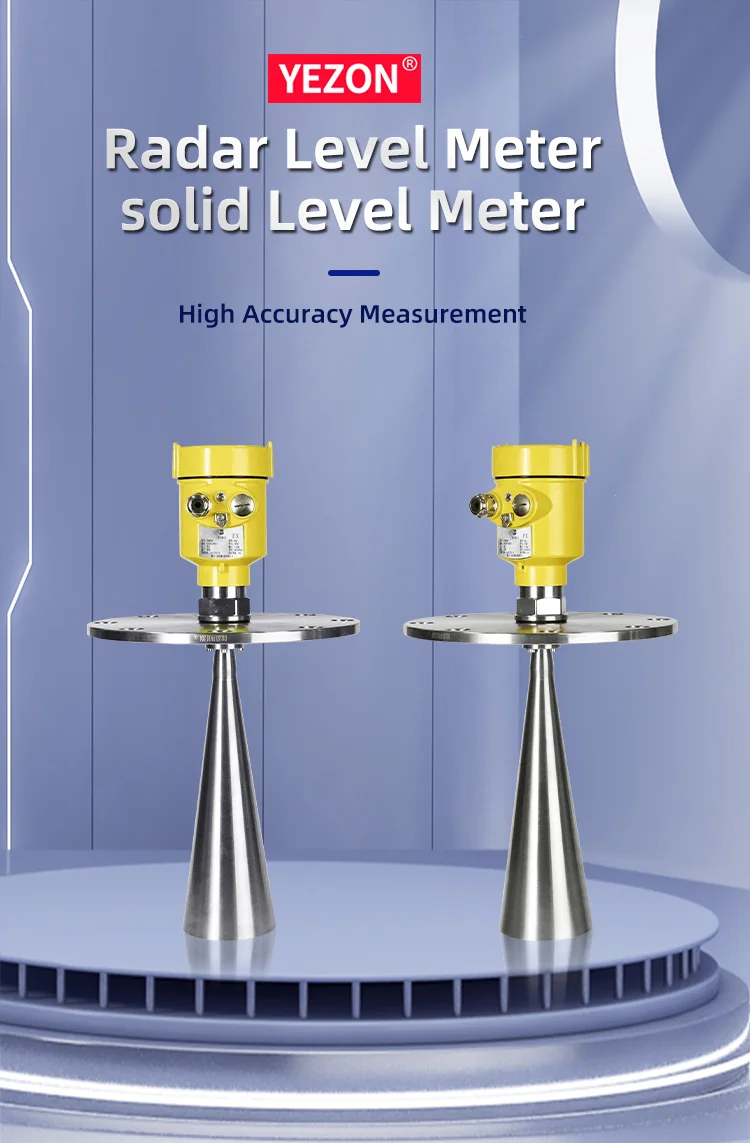 Gwr Guided Wave Radar Rs485 4-20ma Radar Transmitter For Silo Level ...
