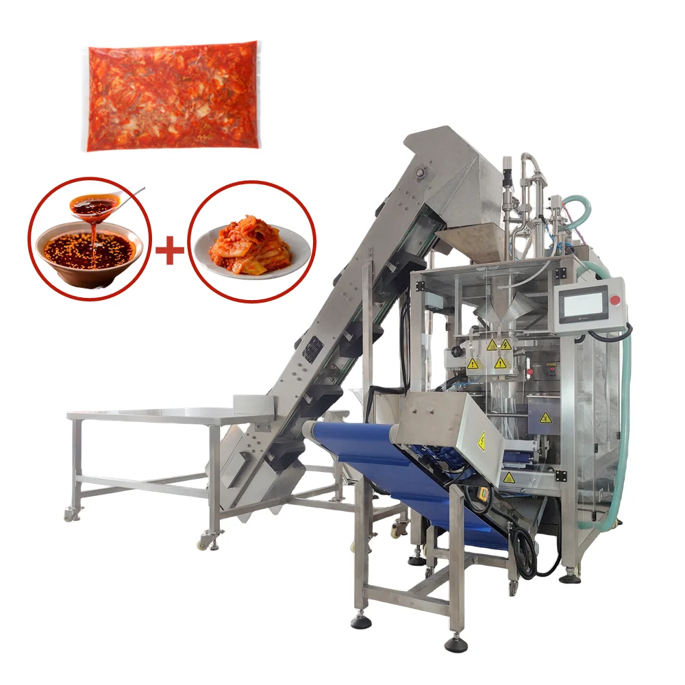 Focus Machinery 2024 New Design Kimchi Packing Machine Liquid Granule ...