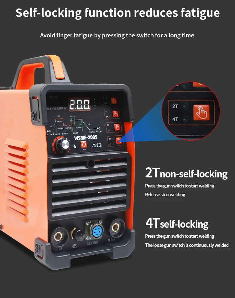 160amp 220V Portable Digital Inverter TIG Welder for Aluminium