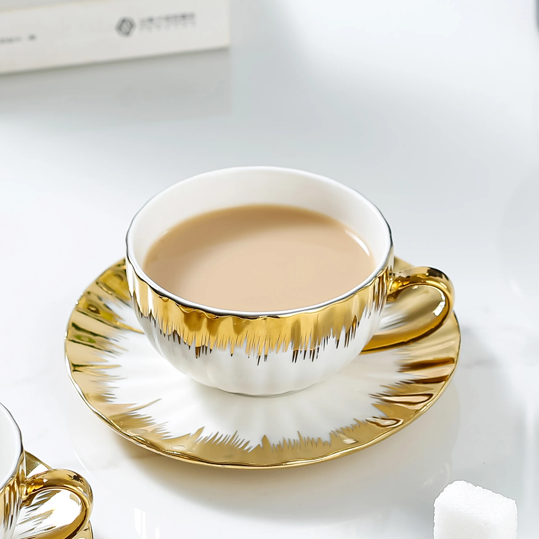 Luxury 90ml Arabic Ceramic Coffee Cup Middle East Style Set of 6 Gift ...