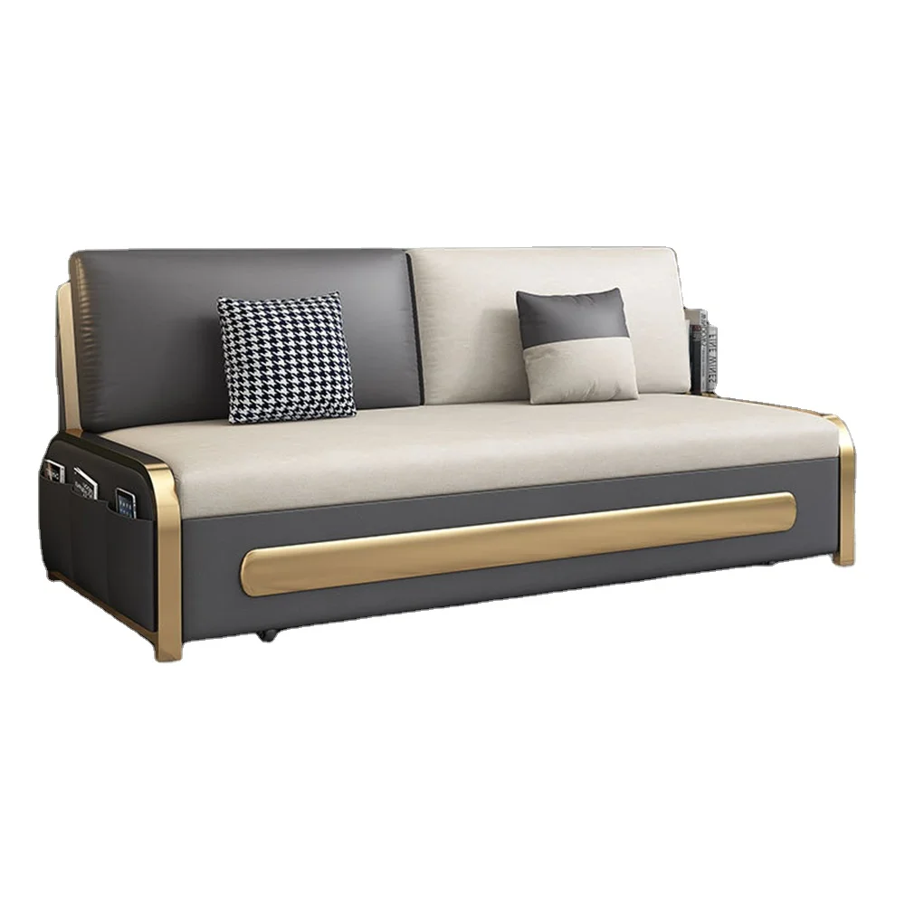 Space Saving Comfortable Sleeper Sofa Bed Modern Couch Double Strong ...