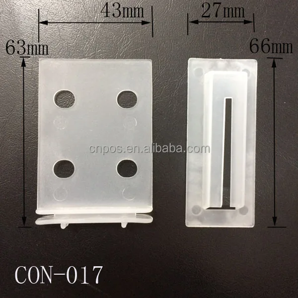 Plastic Clips for Corrugated Shelf - Carton Protection