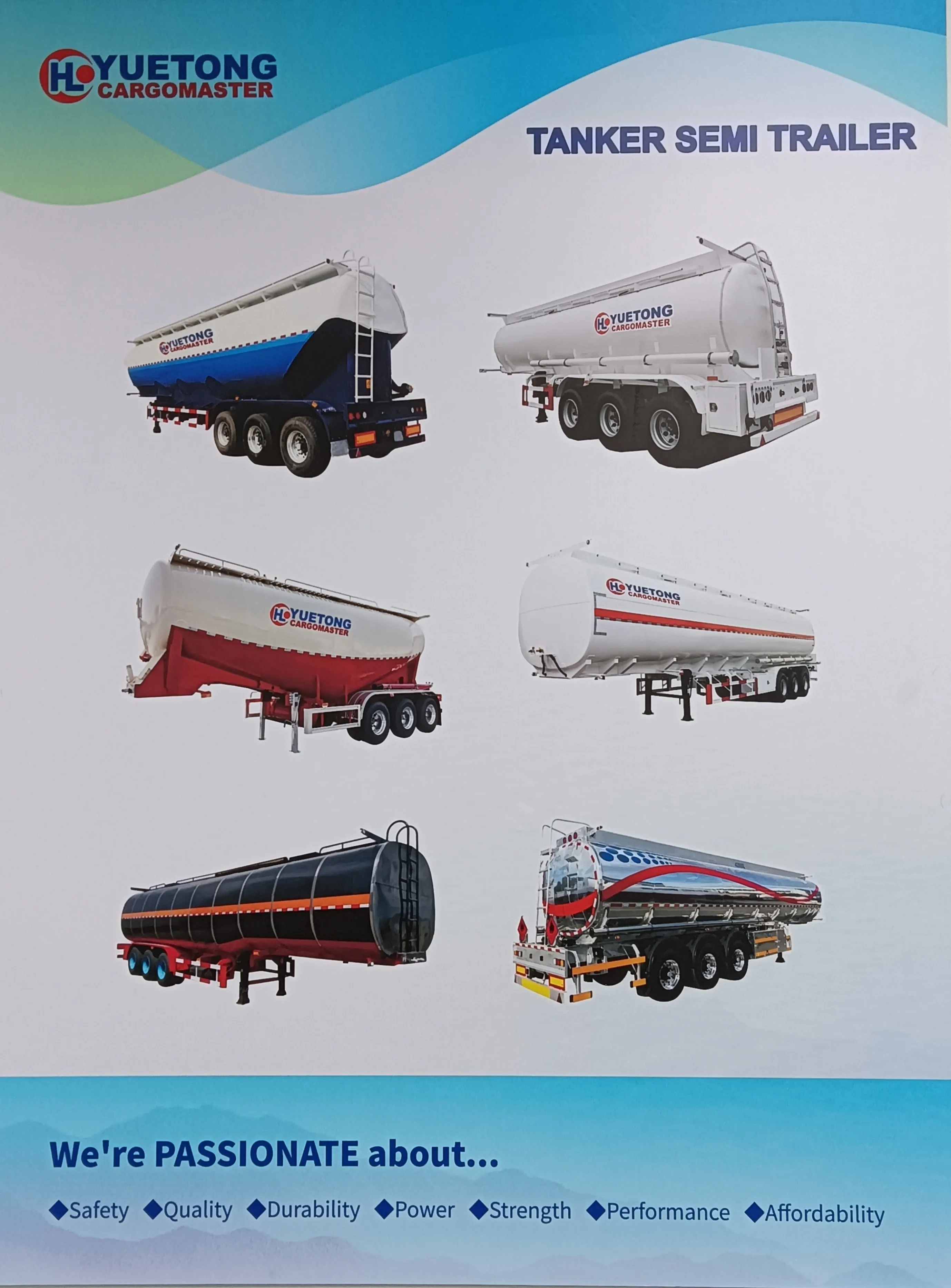 25000 Liter Fuel Tanker Truck Carbon Steel Lined Plastic Tanker Semi ...