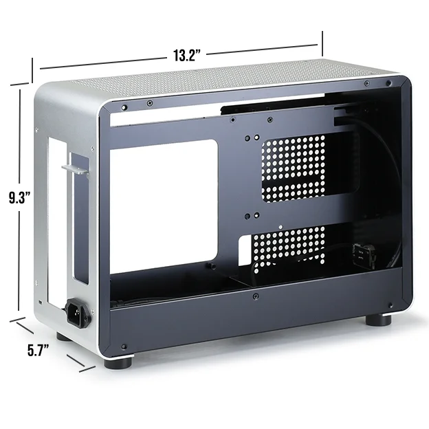 Aluminum Black Silver Htpc Mini Itx Computer Case Mini Tower Pc Gaming Sff Case Small Form ...