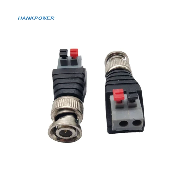 Bnc Female Cctv Video Solderless Connector For Camera Tv Adapter Plug ...