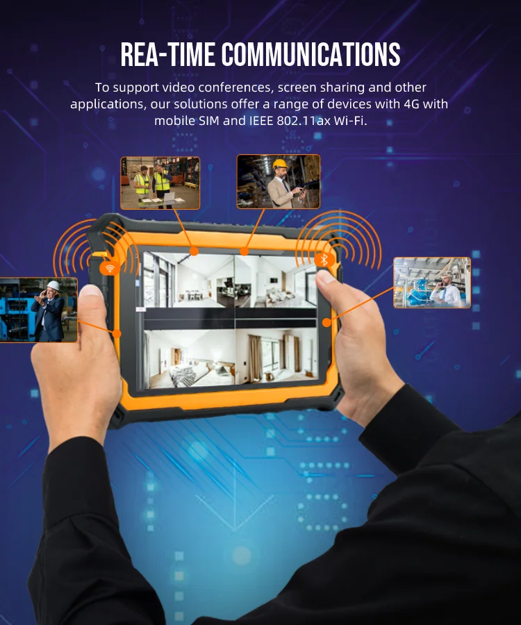 Hugerock T71ex Atex 4g Camera 2-year Droproof 2200nit High Light Rfid ...