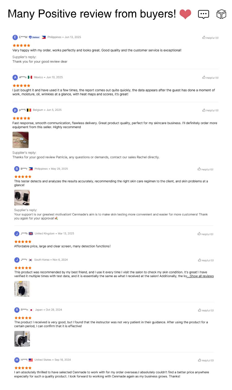 Cenmde Wood Lamp Skin Analyzer - Advanced Facial Diagnosis
