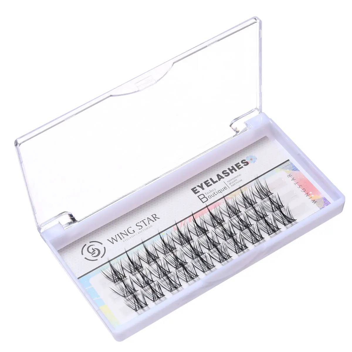 Latest Cluster Eyelashes Three-step Easy-to-apply Lashes Fan Lash ...