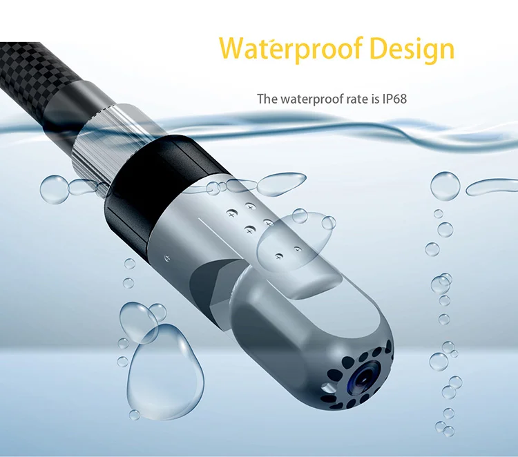 10inch 4K 5MP Drain Borehole Inspection Camera System