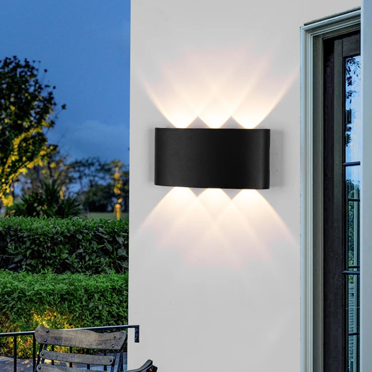 Outdoor Wall Mounted Lighting Aluminium Ip65 External Wall Lamp 2w 4w ...