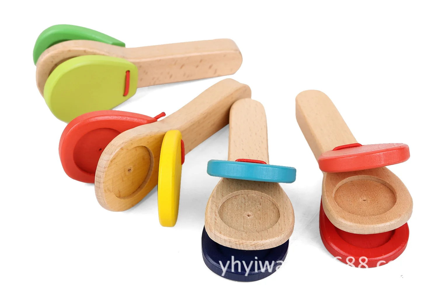 Wooden Castanet Clapper Musical Percussion Educational Toy For Baby ...