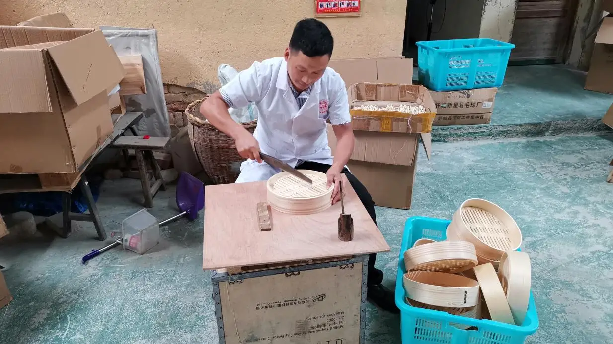 Folding Bamboo Antique Student Female Chinese Style Small Folding ...