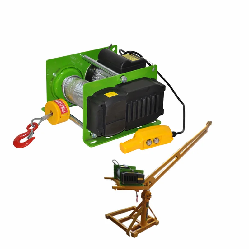 Lift Crane 220LB Electric Hoist Winch 110 Volt Winch with Remote ...