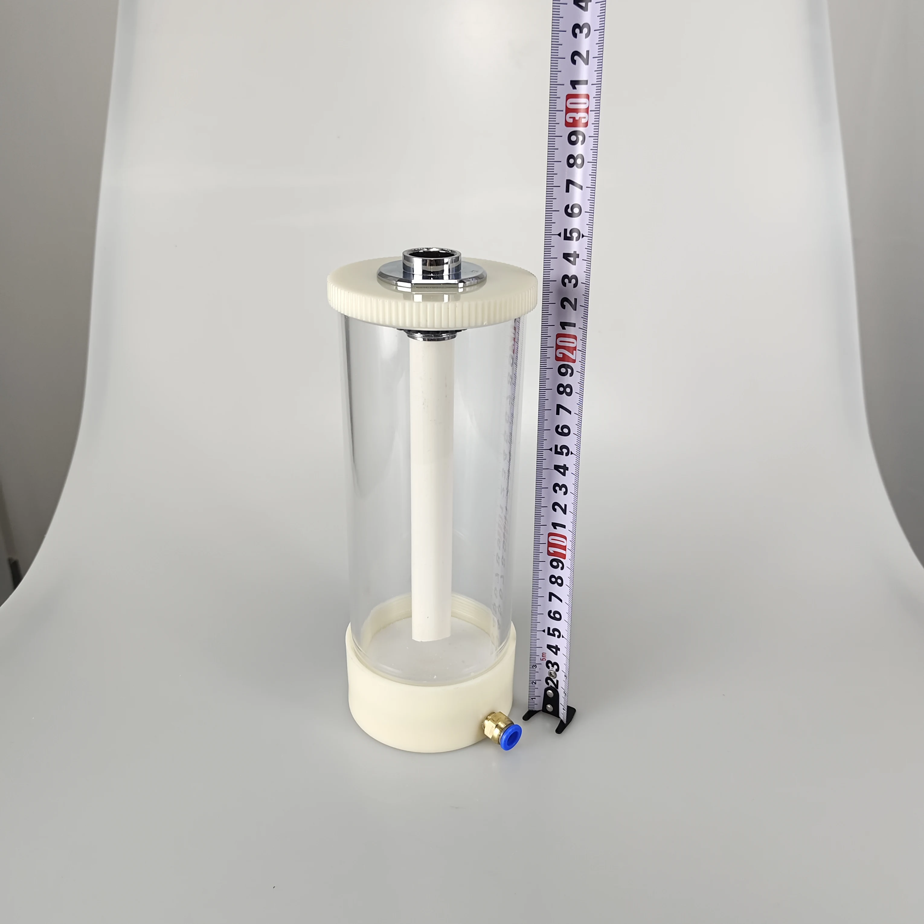 Transparent 390ml Plastic Powder Hopper for Precision Powder Coating ...