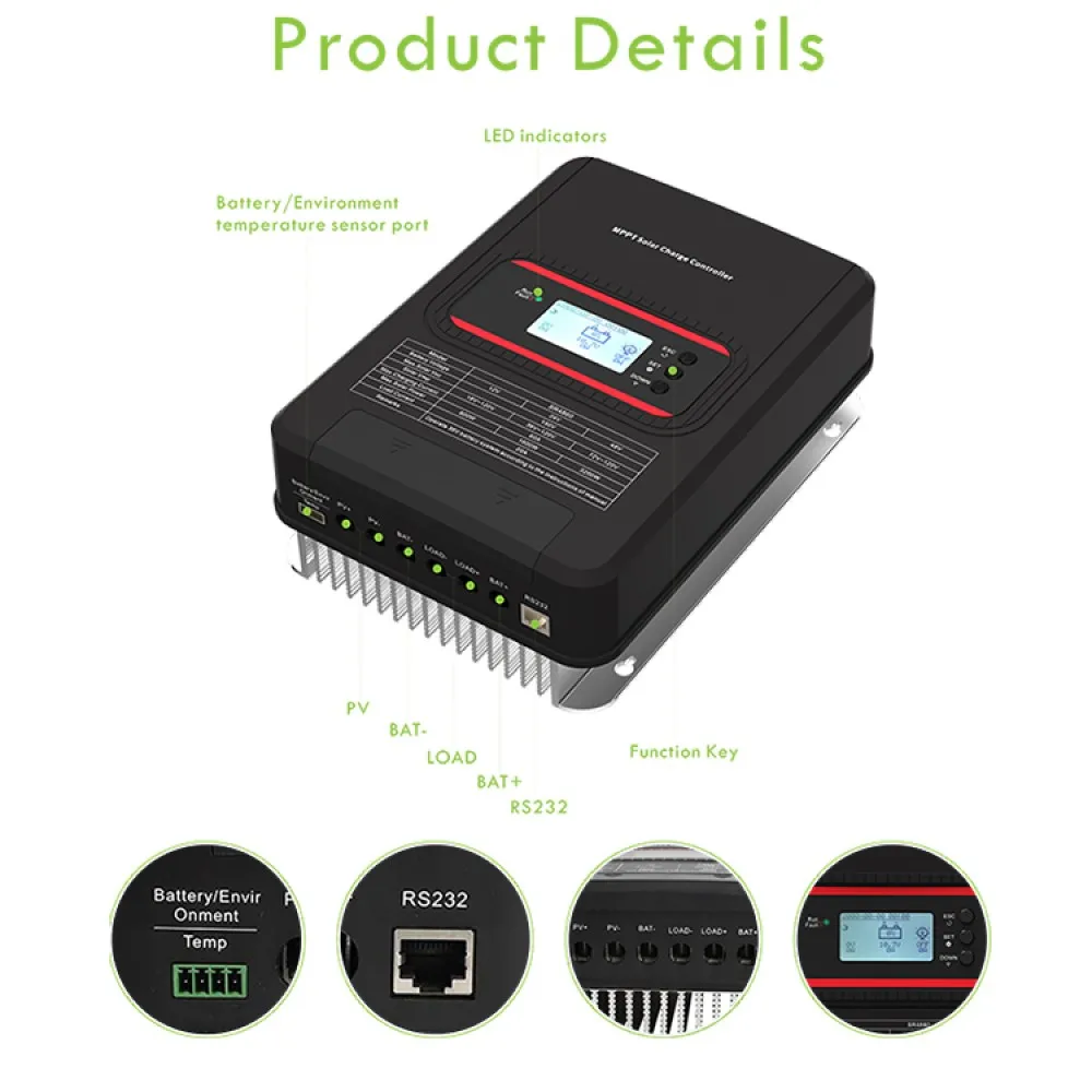 Quality Assurance 100a Solar Charge Controller Mppt 100a Rv Inerter ...
