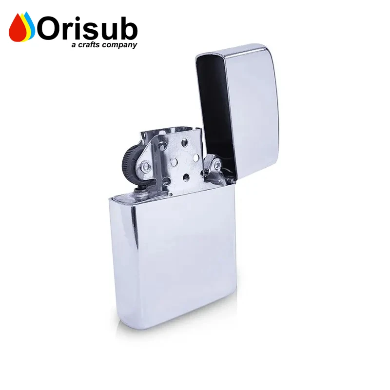 Personalized White Metal Sublimation Blank Lighters with Gift Box for ...