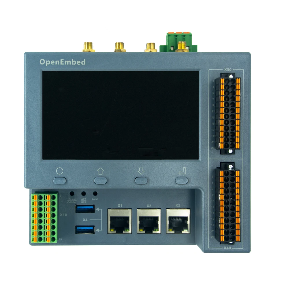 All-in-One Industrial Edge Controller Touch Screen PLC PAC Gateway HMI ...