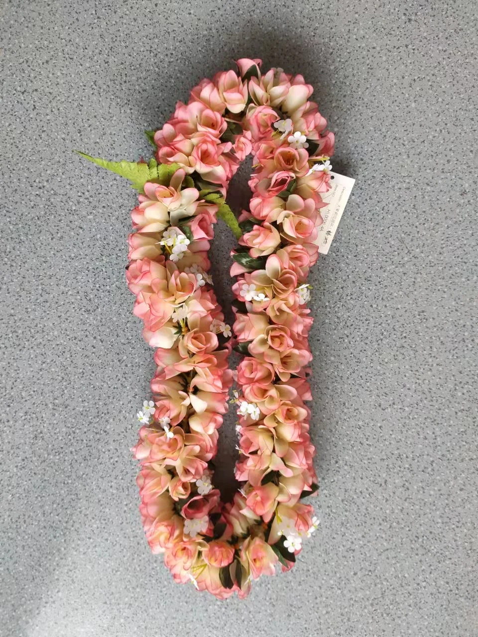 Popular Hawaii Lei Necklace Silk Rose Artificial Flower Luau Lei ...