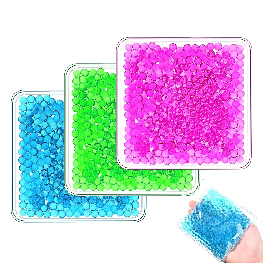 Branded logo Gel Beads Ice Pack square Hot Cold Packs Reusable Hot and ...
