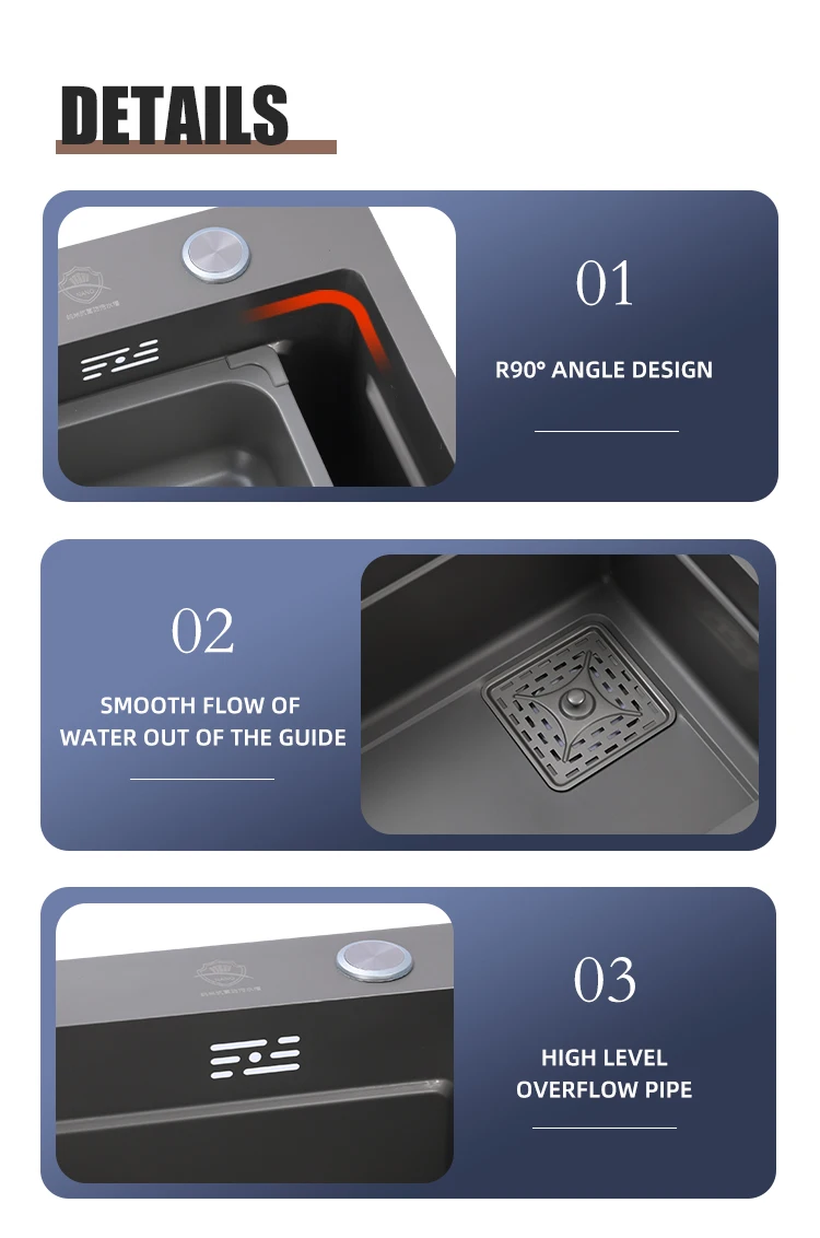 Hot Sale New Nano Kitchen Sink Anti-scratch Single Bowl Kitchen Sink ...