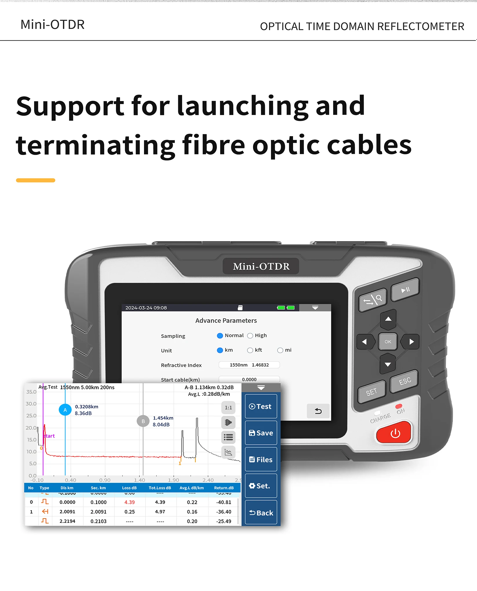 Novker PON OTDR NK4300 - Precision Optical Testing Tools