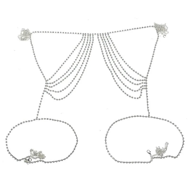 New Latest Nightclub Belly Dance Waist Body Chain Jewelry For Women