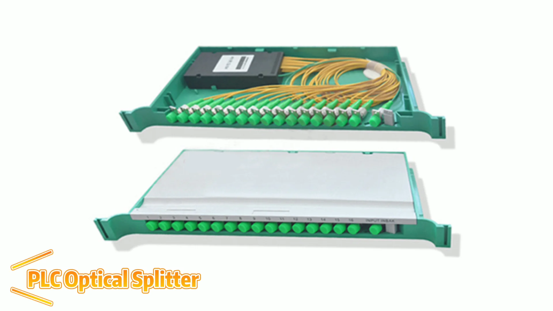 Fiber Optic Ratio Splitter Without Connector Plug-in Plc Fiber Optical ...
