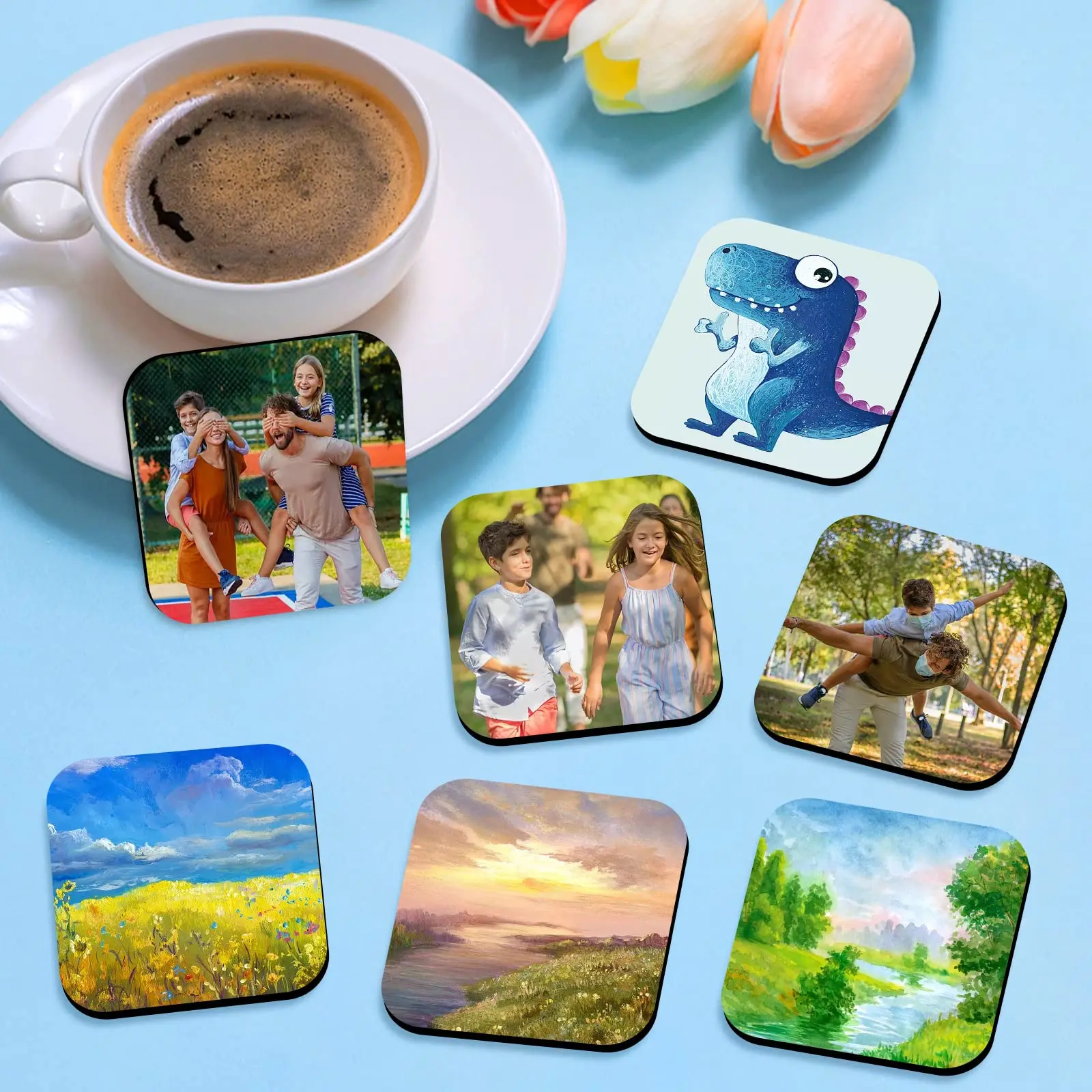 Customizable Sublimation Fridge Magnet Blanks - OEM Logo