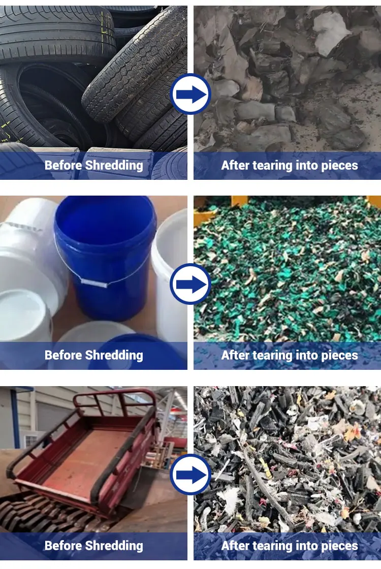 Industrial Heavy Duty Tyre Rubber Recycling Crusher Whole Truck Tire ...