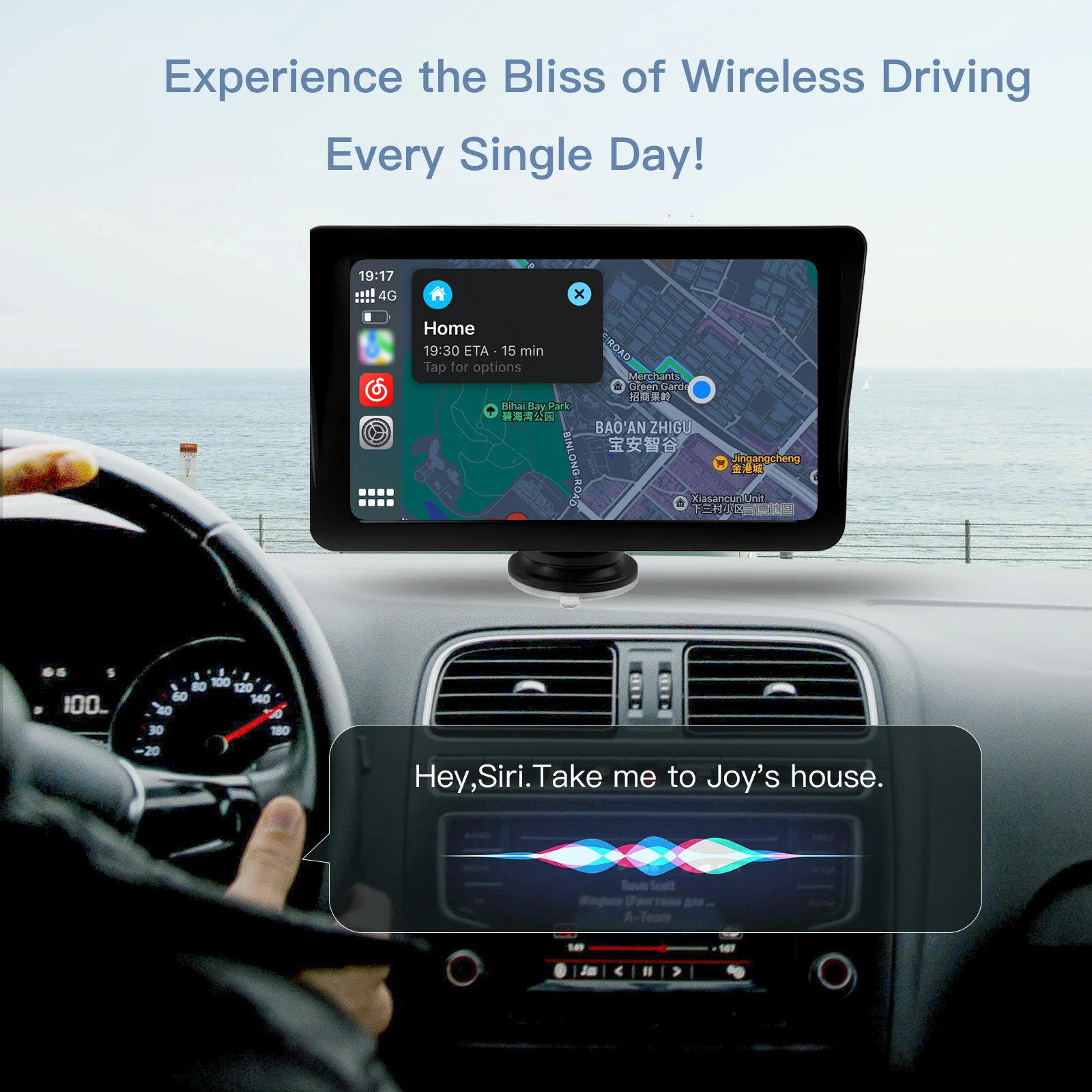 Autoabca 7inch Car Radio Multimedia Video Player Wireless Carplay And ...