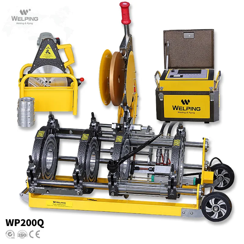 Automatic 250mm Plastic Pipe Butt Fusion Machines for Fusion Welding ...