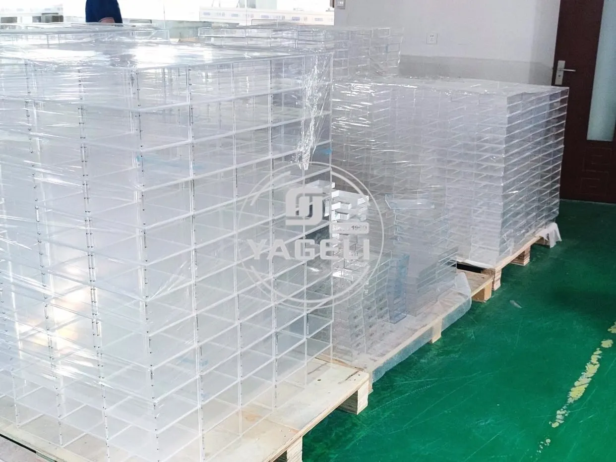 Acrylic Fillable Cake Display Board Clear Fillable Cake Stand Display ...