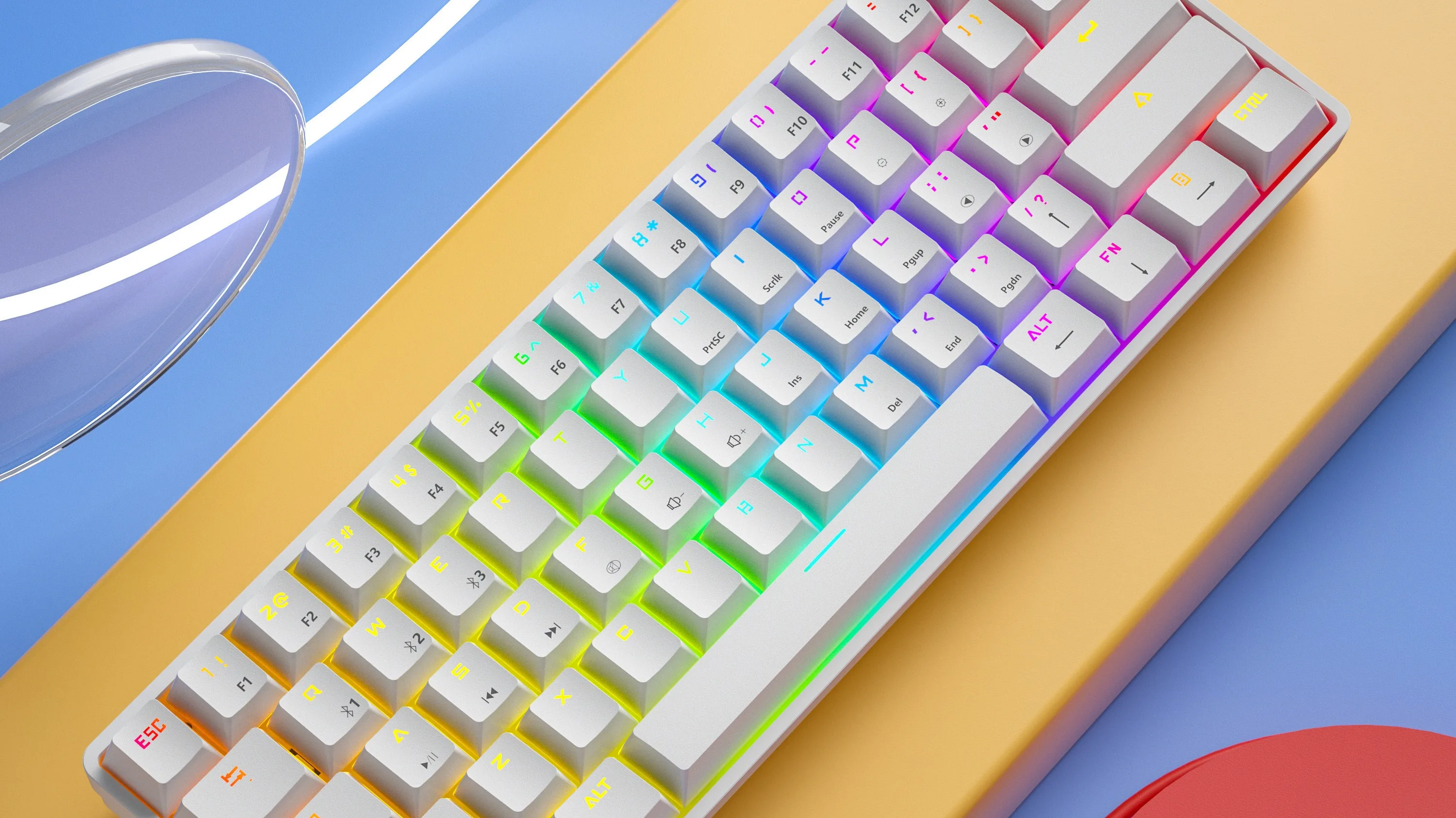 Gaming Mechanical Keyboard Wireless Keyboard With 2.4ghz Usb Rgb ...