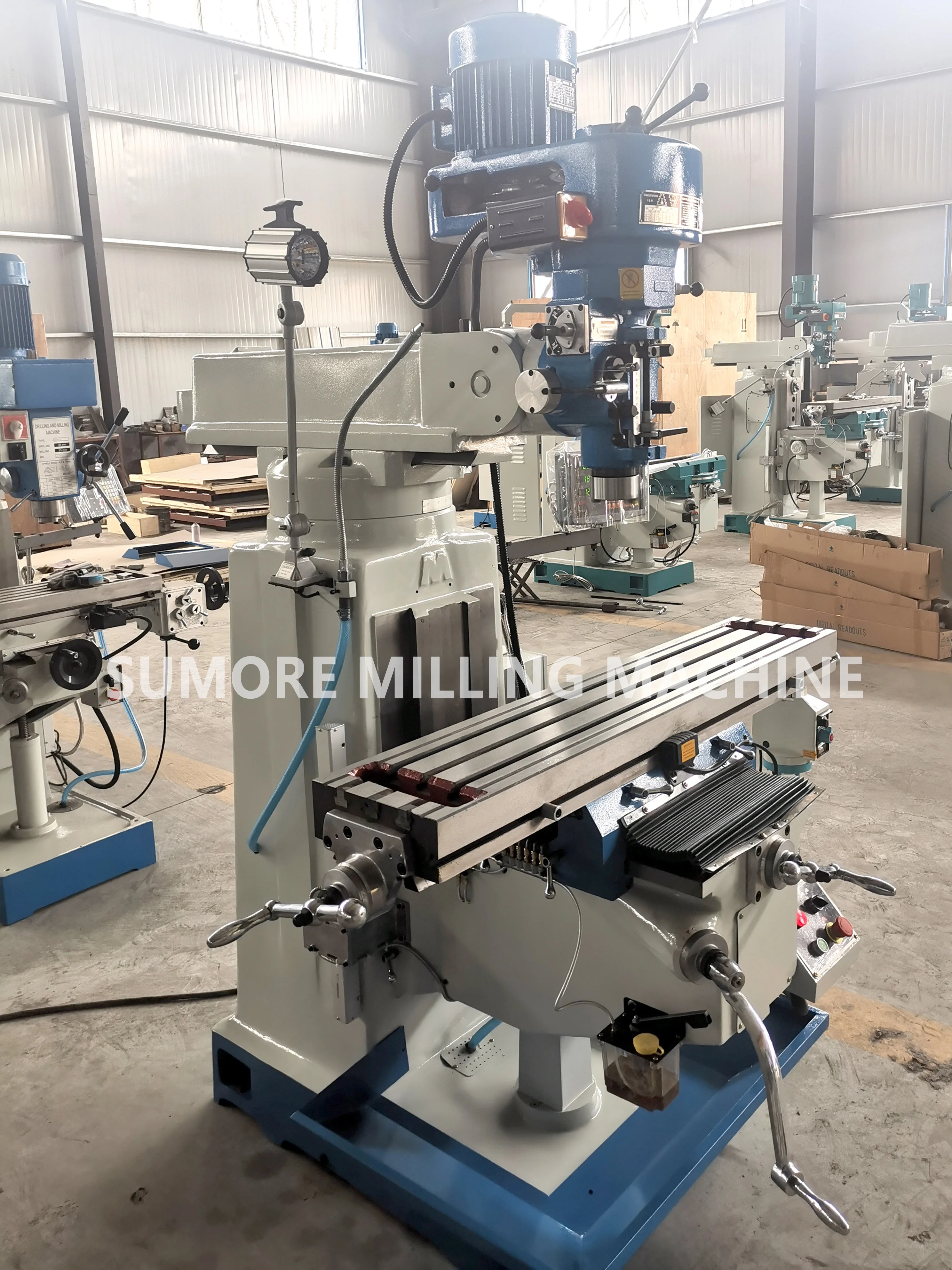 SUMORE SP2241Taiwan,china Turret Head Milling Machine Price ZX6328 ...