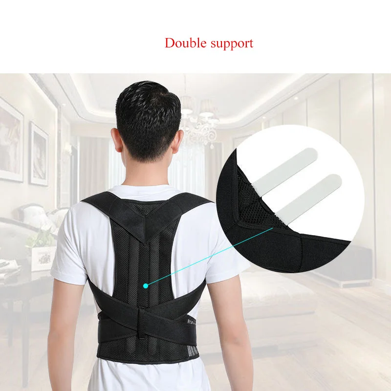 Adjustable Back Brace Body Orthopedic Posture Sitting Shoulder Posture ...