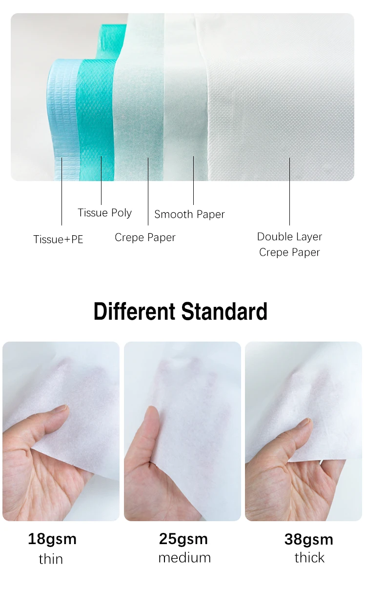 Cheap CE Disposable 21 Inch Medical Smooth Texture Exam Paper ...