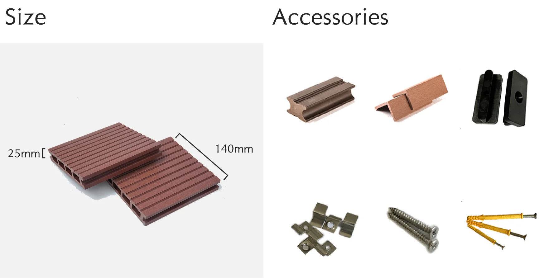 Durable 3D Embossed WPC Decking - Anti-Slip Outdoor Flooring