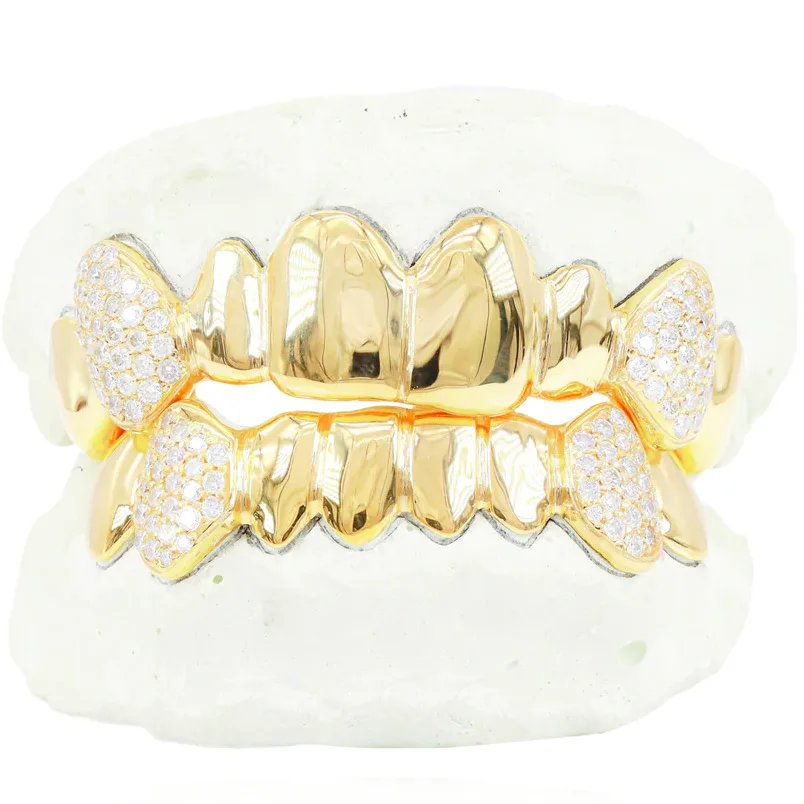Bereal Teeth Grillz Custom Vvs Diamond Moissanite Grillz Top Or Bottom ...