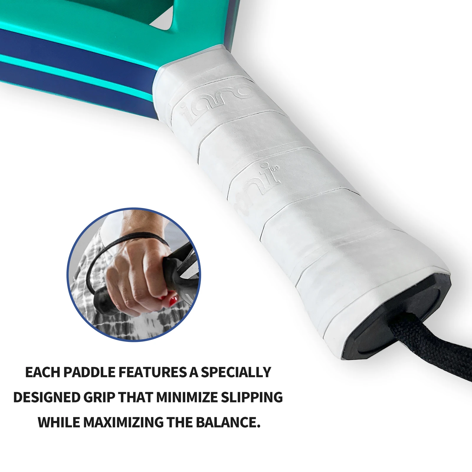 Custom 38mm Thickness Graphite Carbon Paddle Tennis Rackets