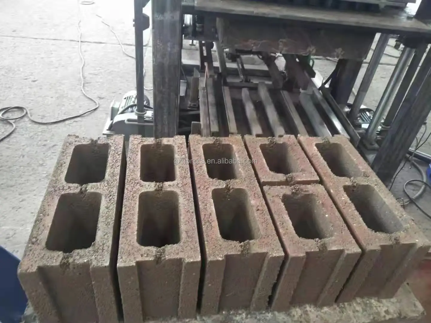 Hfb520m Hollow Block Molder Machine Manual Concrete Block Making ...