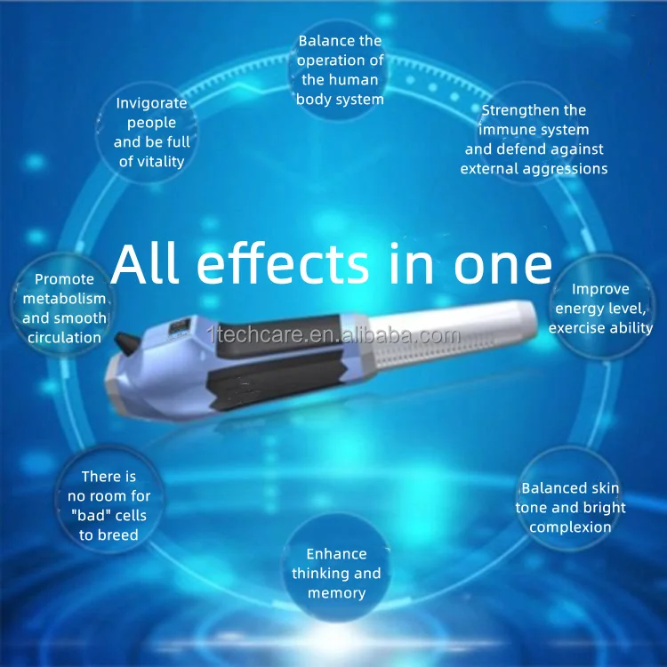 Itera Care Teraphy Classical Gold Terahertz Pro Wand Terrahertz Blower ...