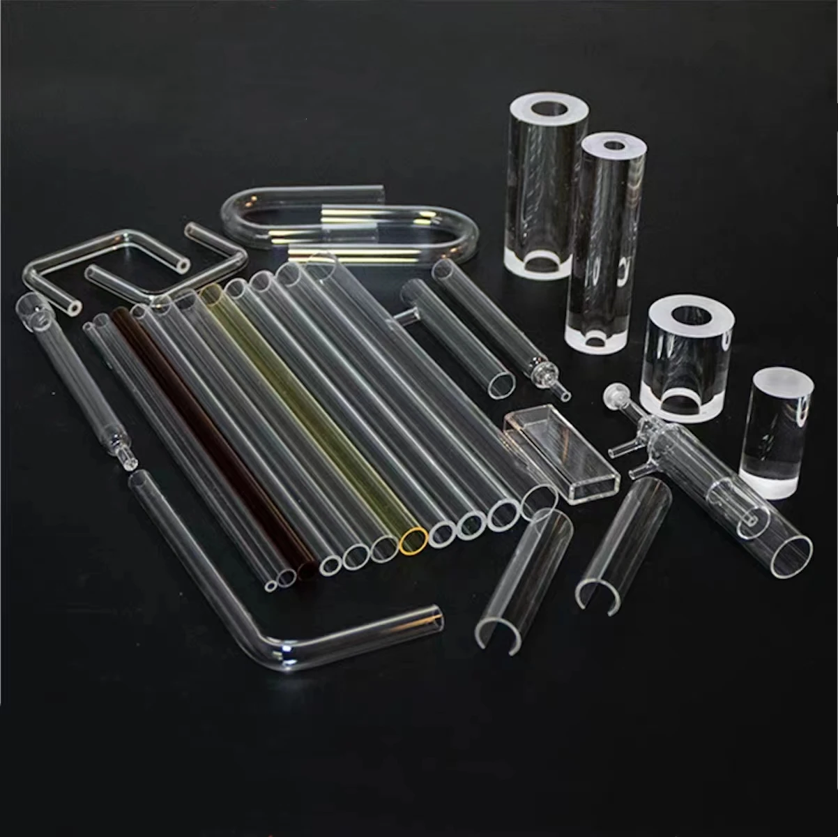 Quartz Manufacture Supply Clear U Bend Quartz Glass Tube Or ...