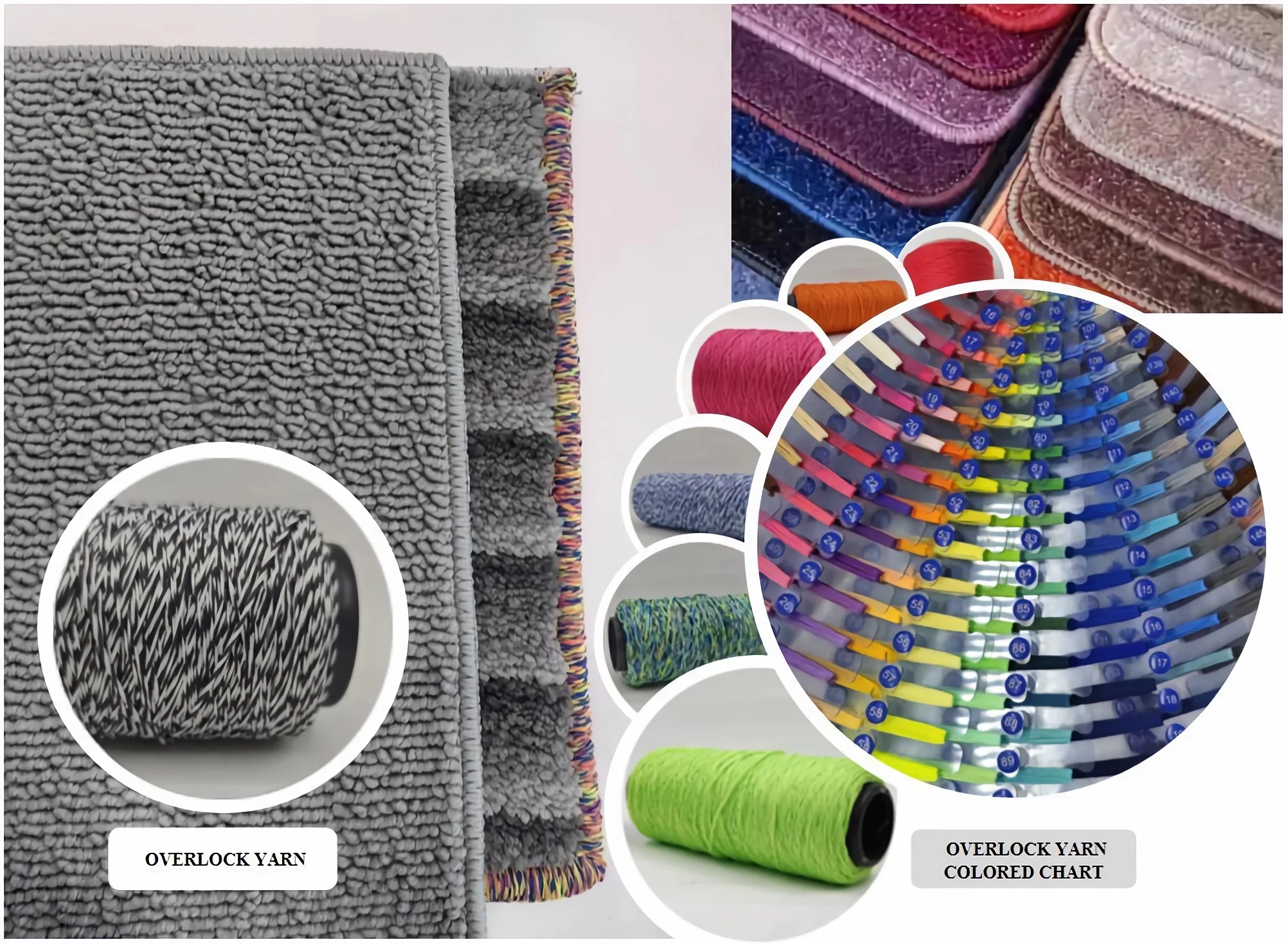 2100D/576F Bcf Overlock Yarn Thread for Carpet| Alibaba.com