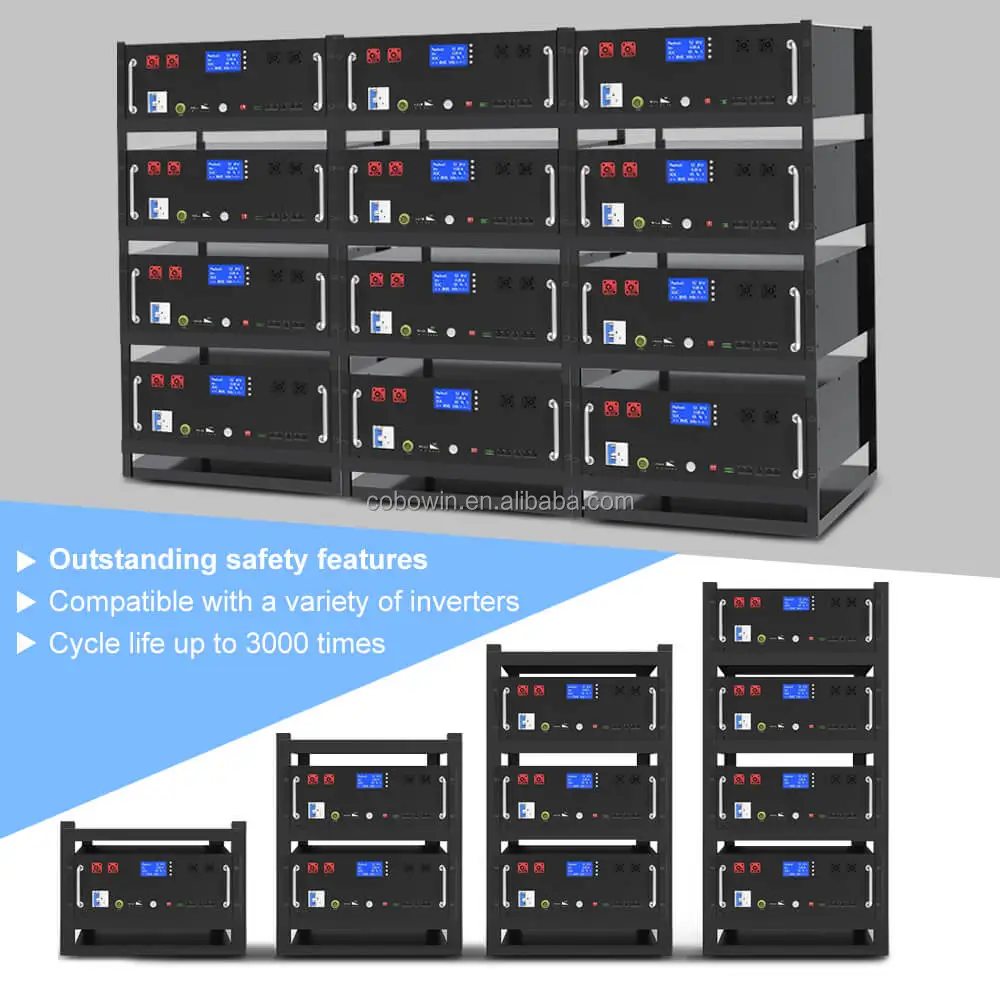 51.2v Lithium Ion Power Station 10kw 15kw 20kw 30kw 40kw Power Storage ...