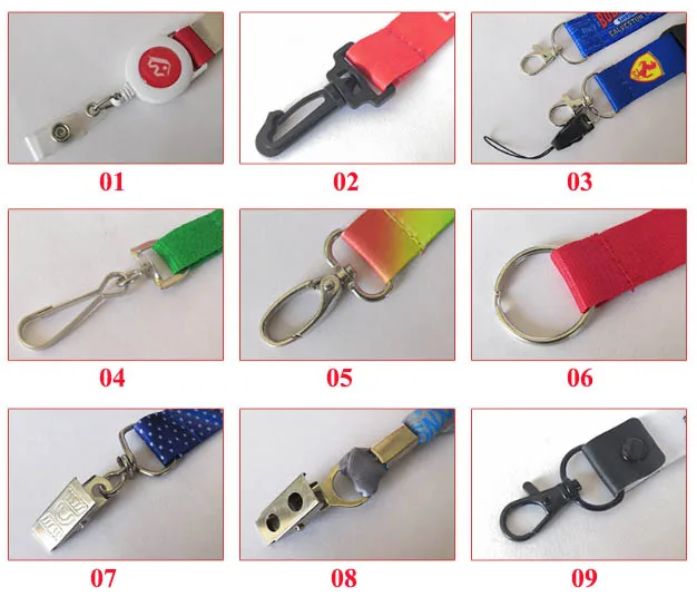 20mm Nylon Sublimation Printing Short Lanyard Keychain Leather Strap ...